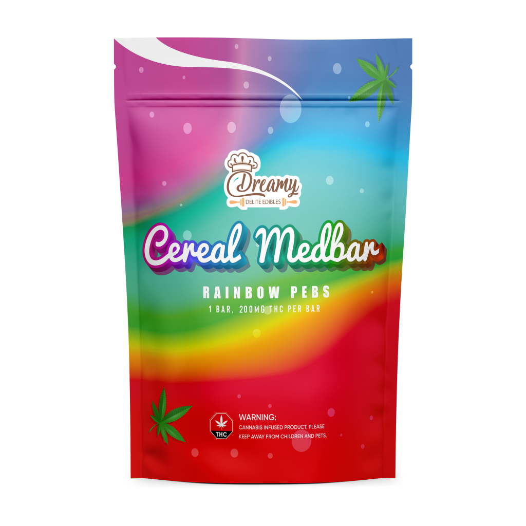 Dreamy Delite Edibles - Rainbow Pebs Cereal Medbars - Order Bud Online